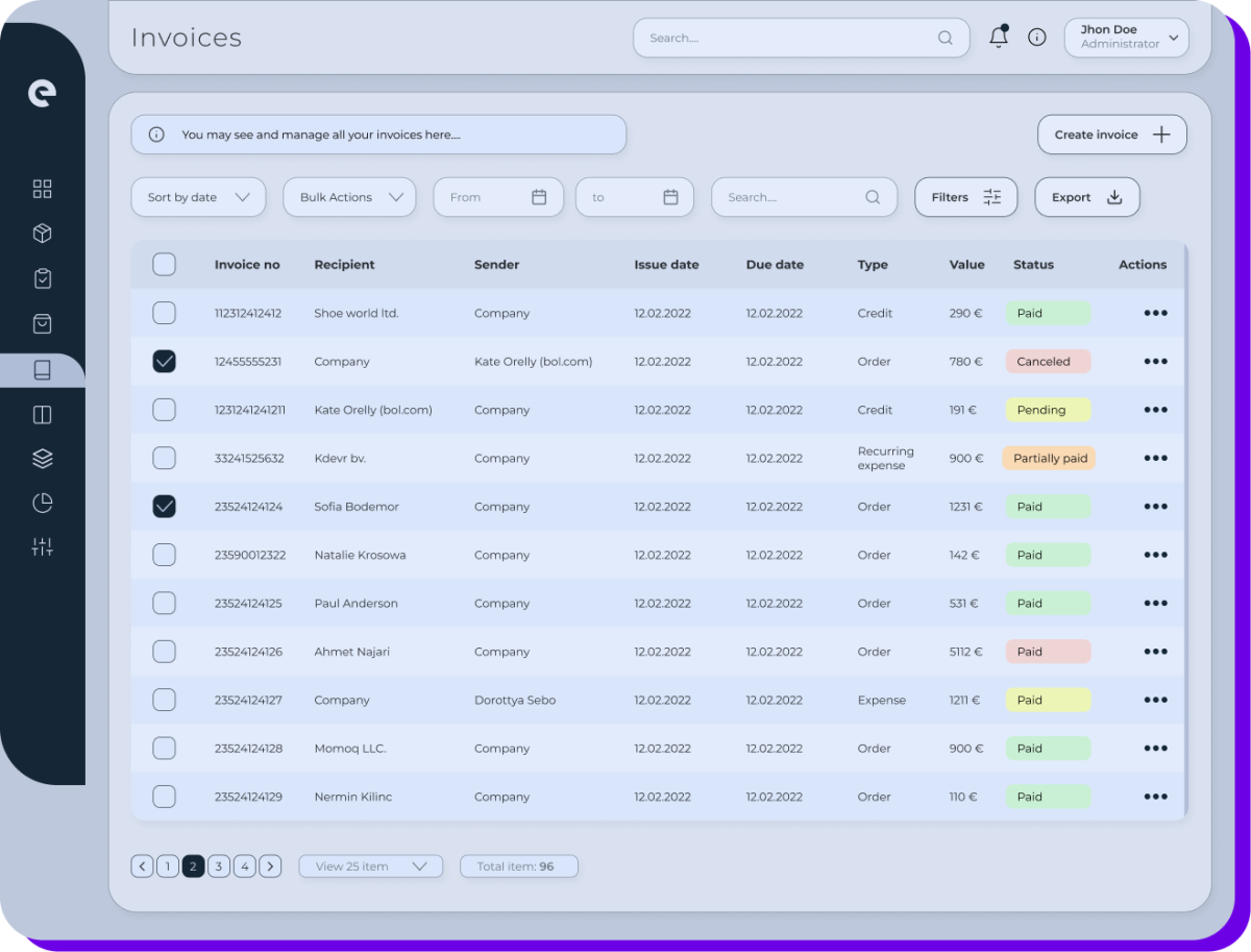 E-commerce Finance Software - Ectaro